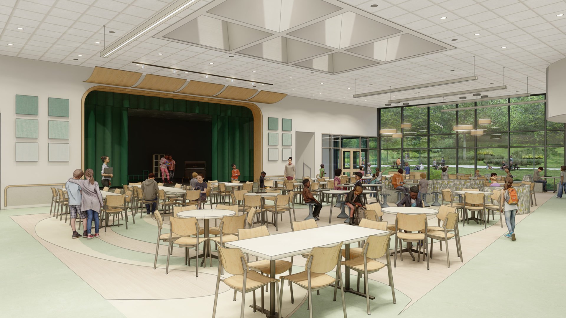 Elementary School Cafeteria Design